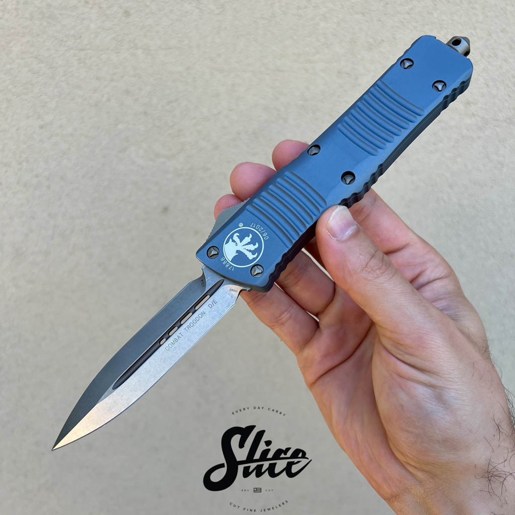 Microtech Combat Troodon D/E Bronzed Standard – SliceFK
