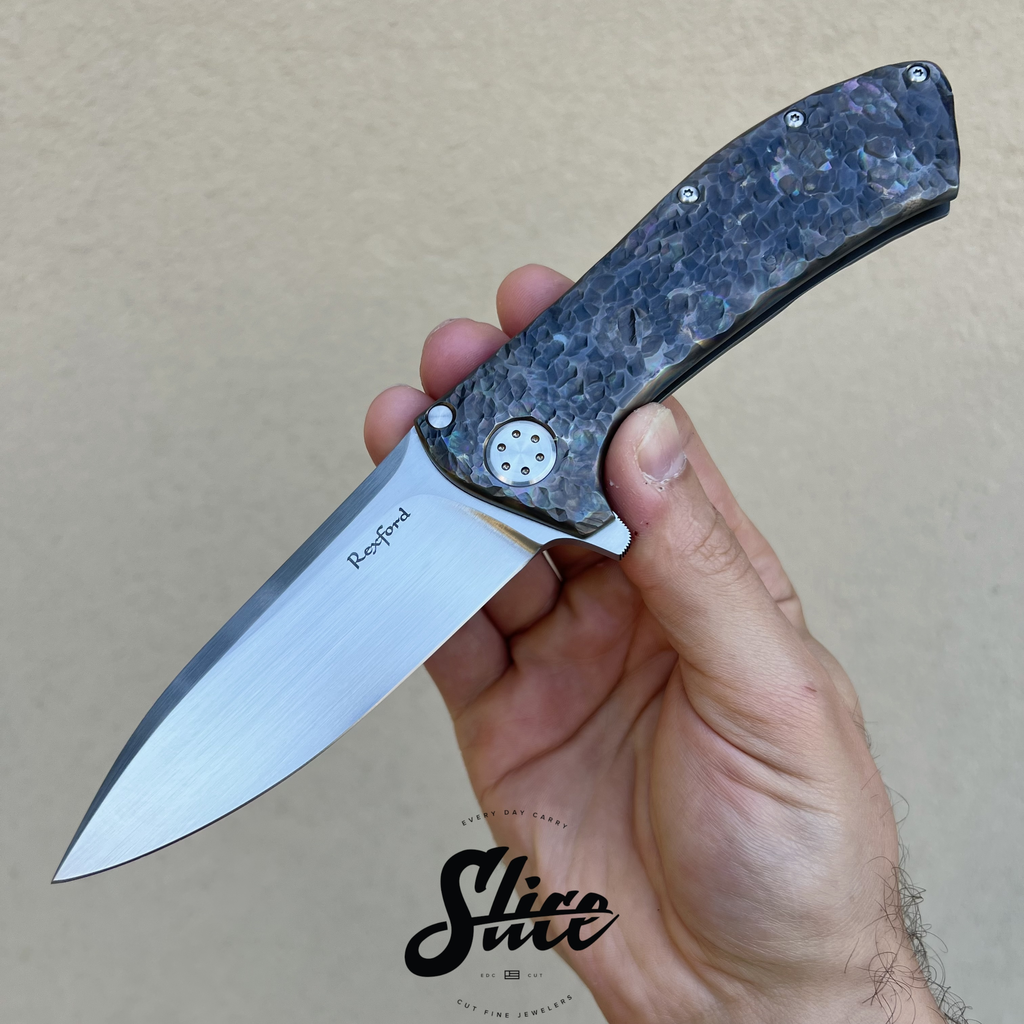 *SOLD* Rexford Knives Hot Hammered Singularity – SliceFK
